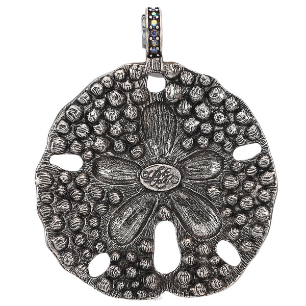 Ocean Dreams Sand Dollar Magnetic Enhancer (Silver Ox) – Kirks Folly