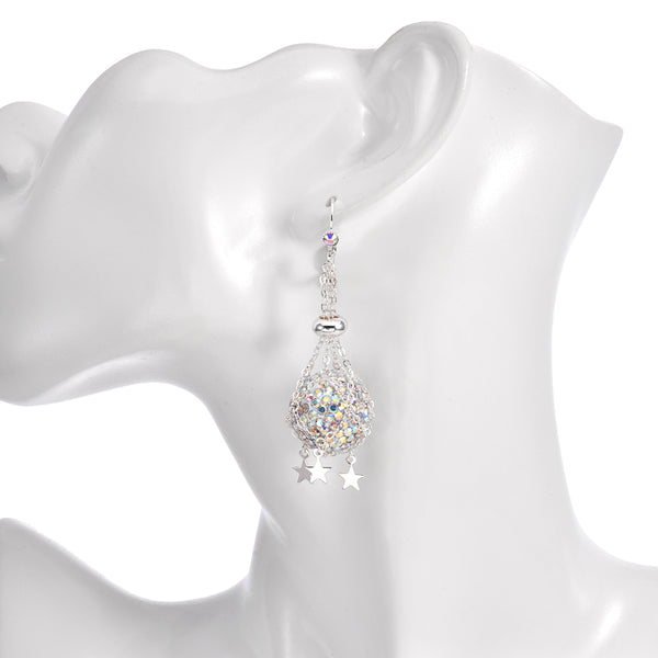 Starlight Spell Caster Leverback Earrings (Sterling Silvertone) – Kirks ...