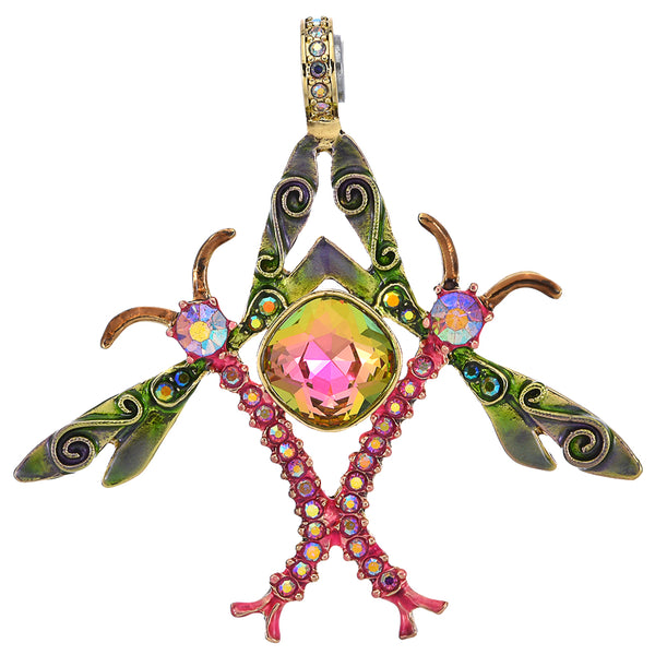 Kissing Dragonfly Magnetic Enhancer (Goldtone) – Kirks Folly