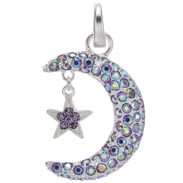 Stella Luna Open Ring Charm (Sterling Silvertone) – Kirks Folly