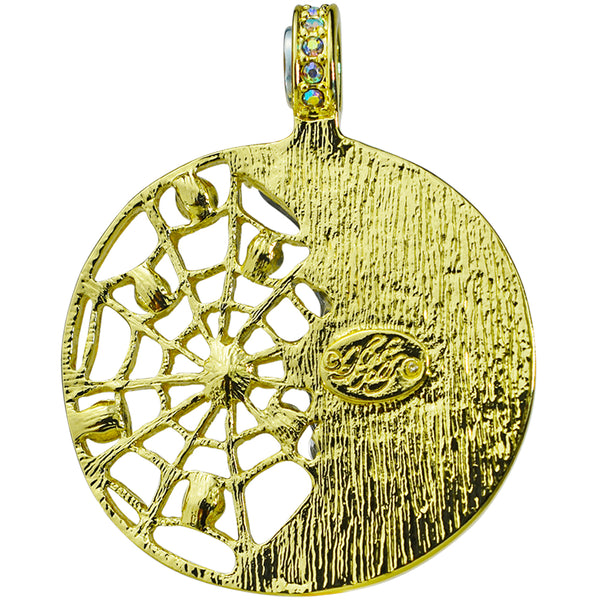 Venus Mystic Moon Shadow Dreamcatcher Magnetic Enhancer (Goldtone/Blue ...