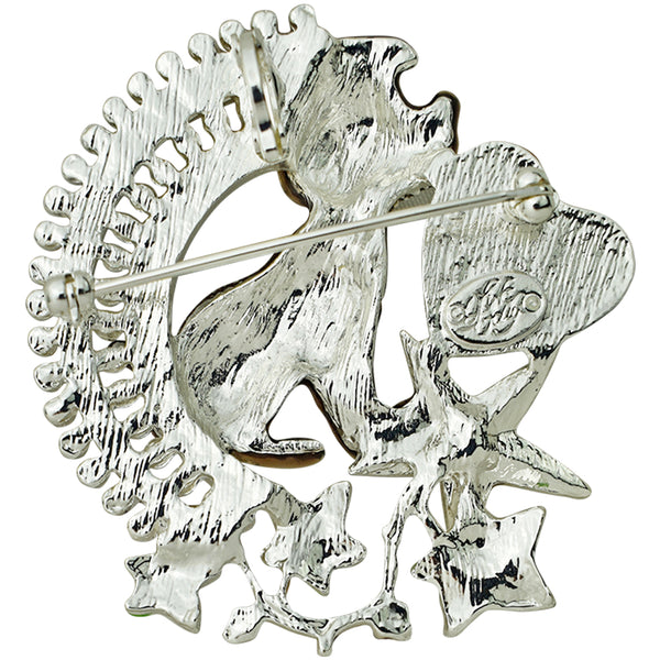 Rainbow Bridge Always and Forever Puppy Pin Pendant (Sterling Silverto ...